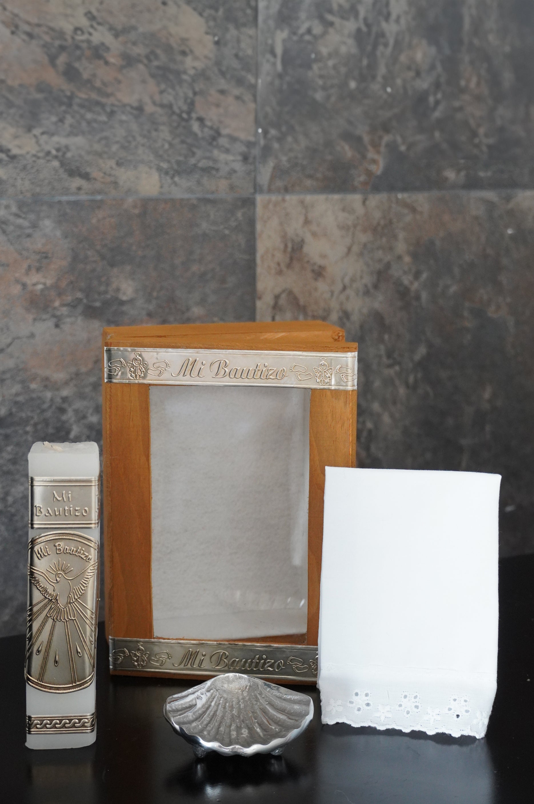 Kit Bautizo Baúl de Madera – Detallesdulceespera